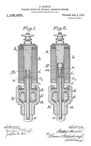 Patent Page: The Humble Spark Plug - Gas Engine Magazine